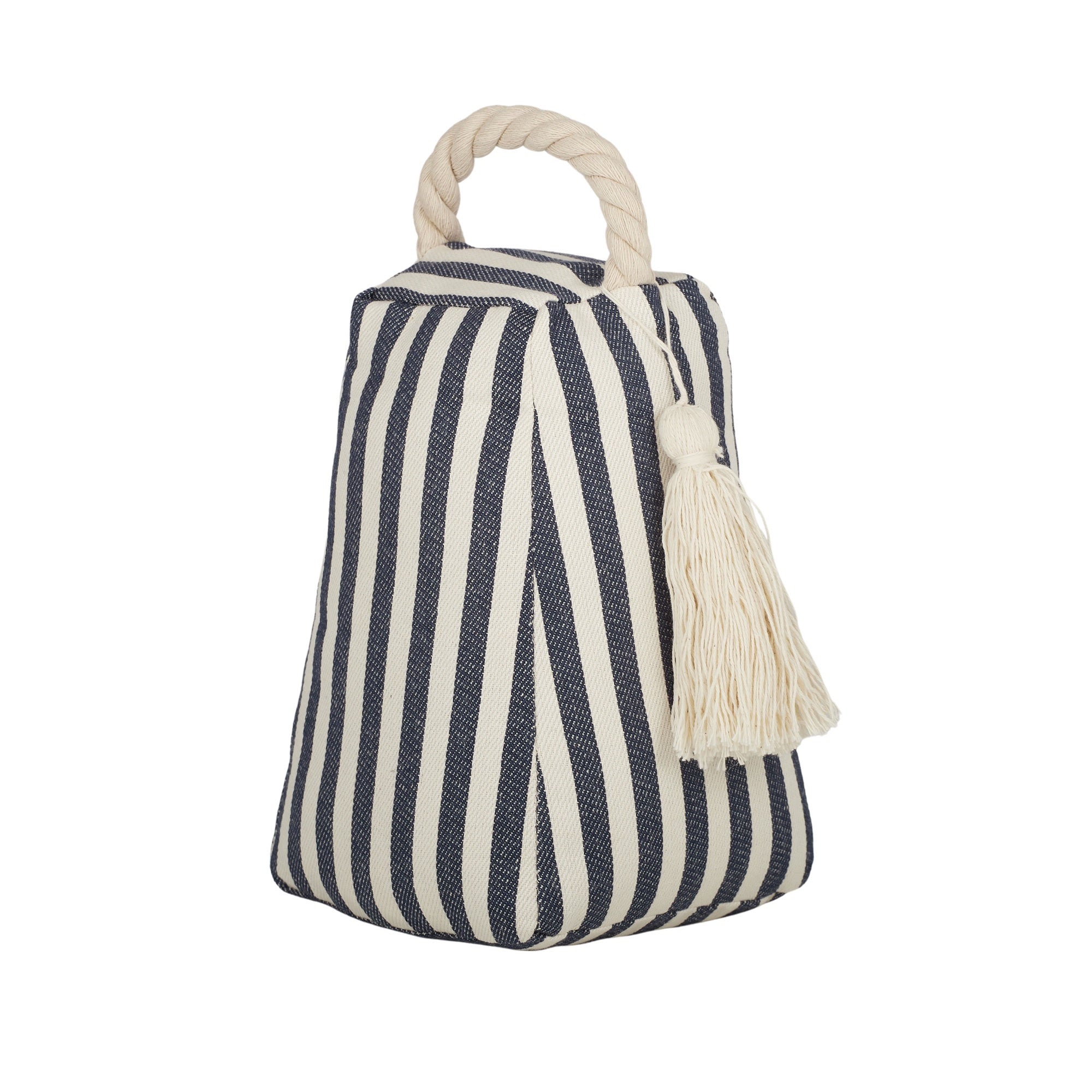 Navy Stripe Door Stop | Shop Online & In-Store – Home Basics & Design